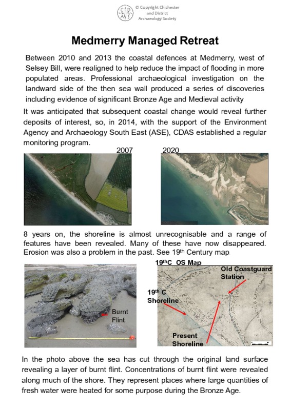 Medmerry Managed Retreat · Archaeology on the Coastal Plain · Emsworth ...
